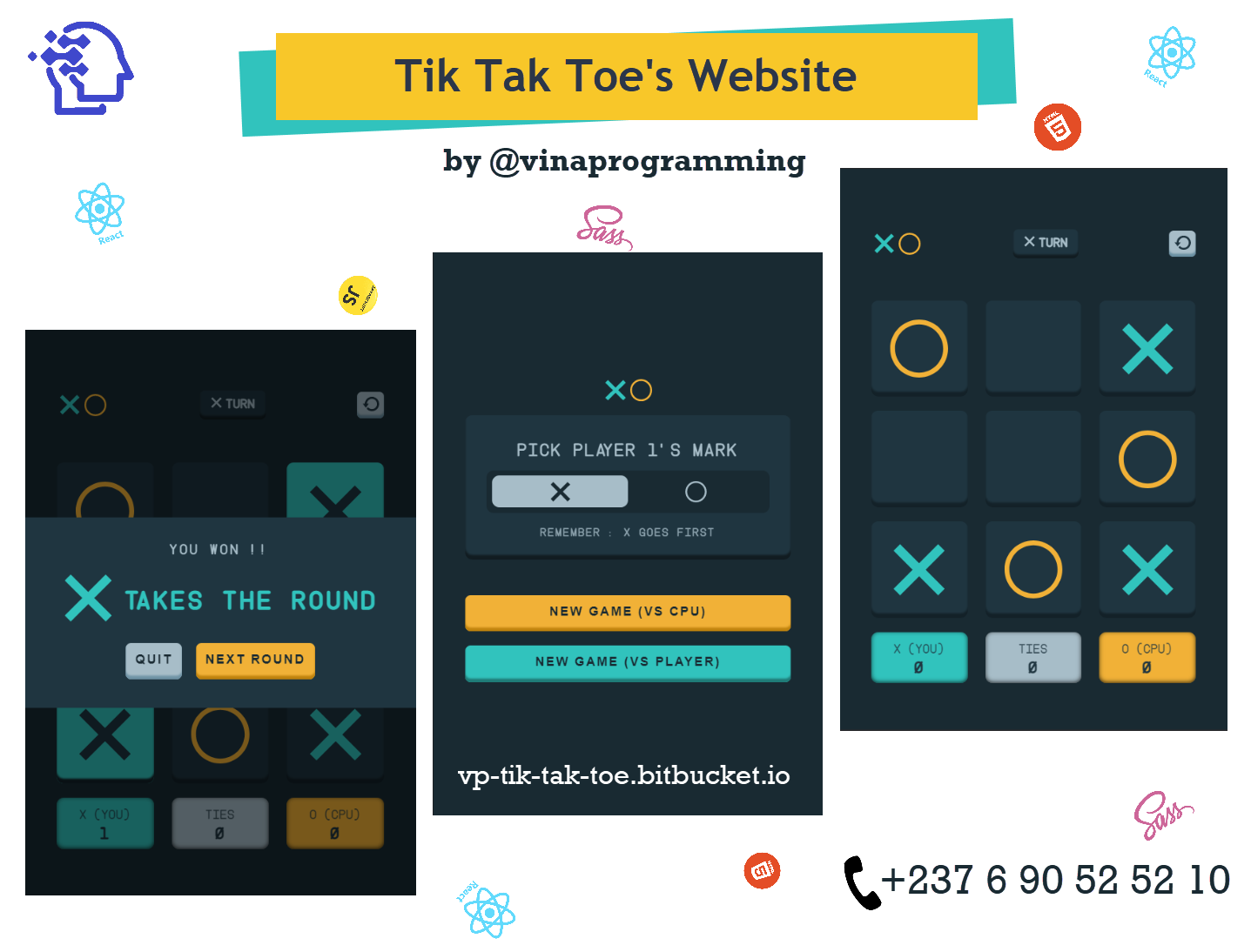 Vina Programming | Tik Tak Toe